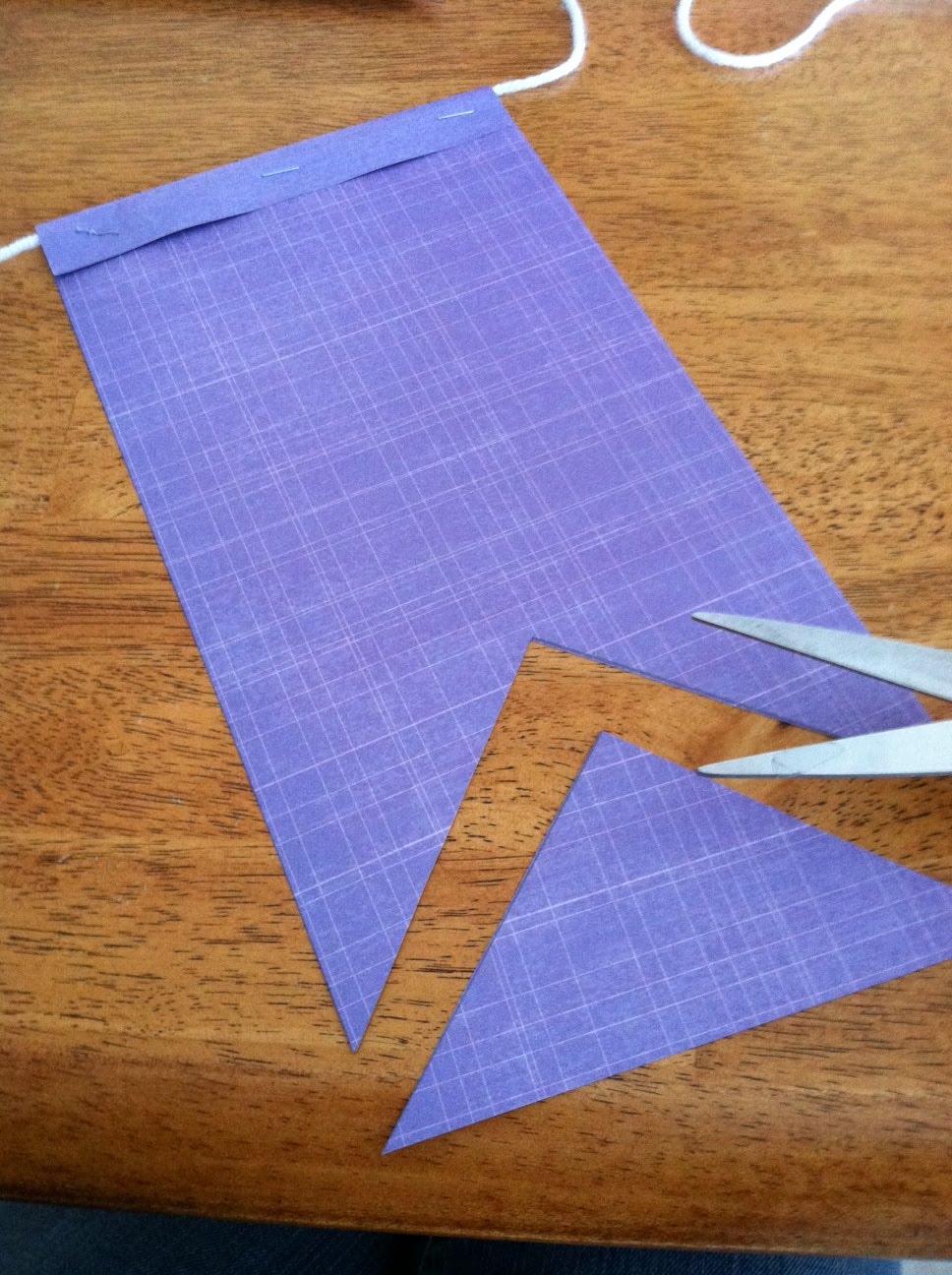 Rebecca's Round Up: Easy Homemade Paper Flag Banner Garland {no cost}