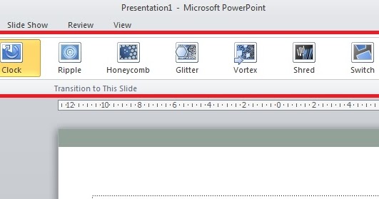 Mengenal Ribbon Transitions pada Microsoft Office PowerPoint ...