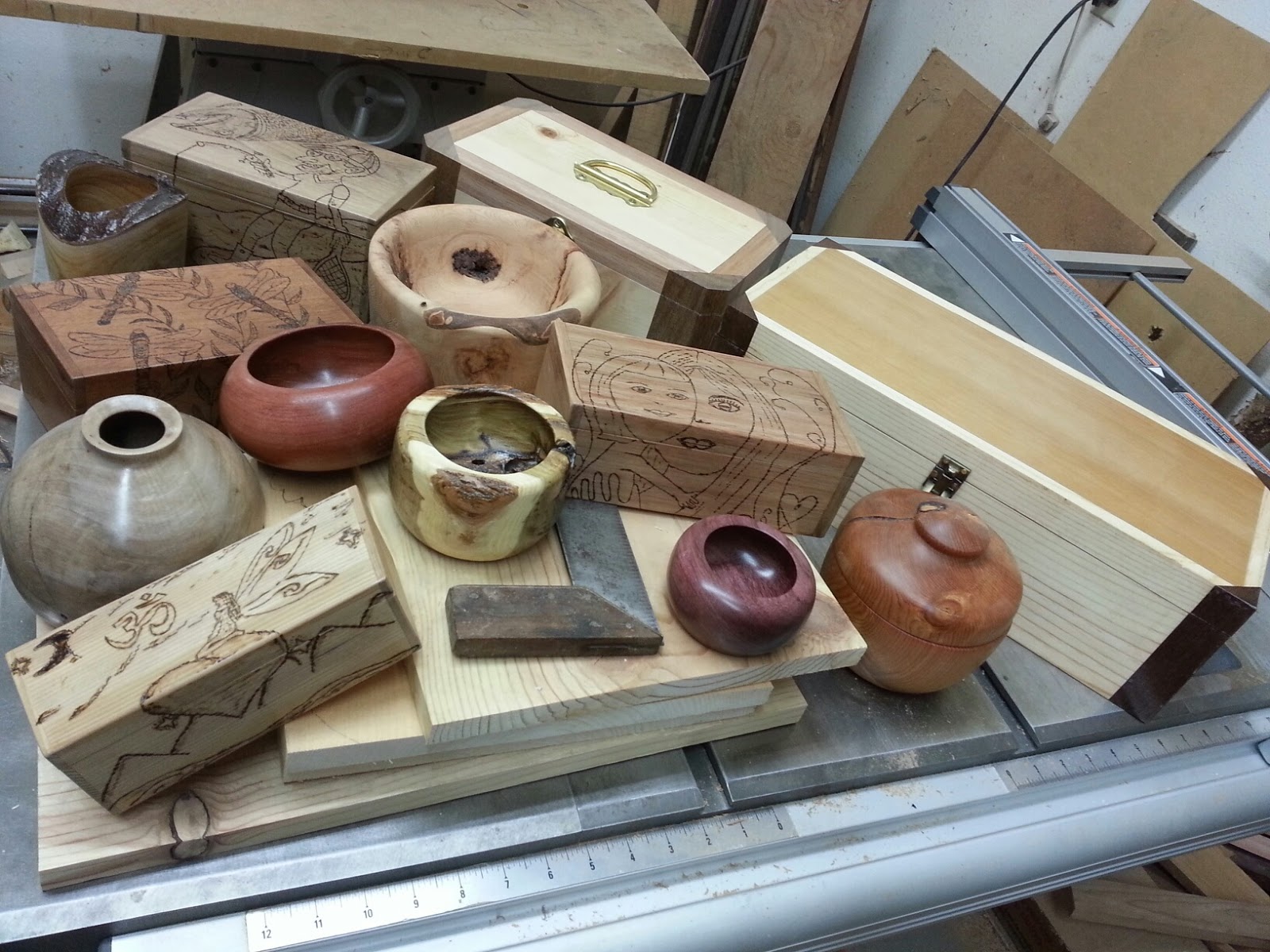 Richard Dowling Sr.: Just some of my wood projects.