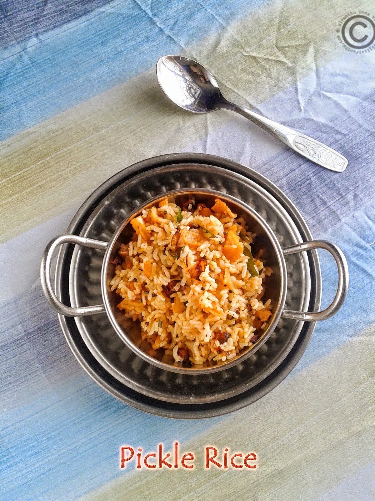 VIRUNTHU UNNA VAANGA: PICKLE RICE I LEFT OVER RICE RECIPES