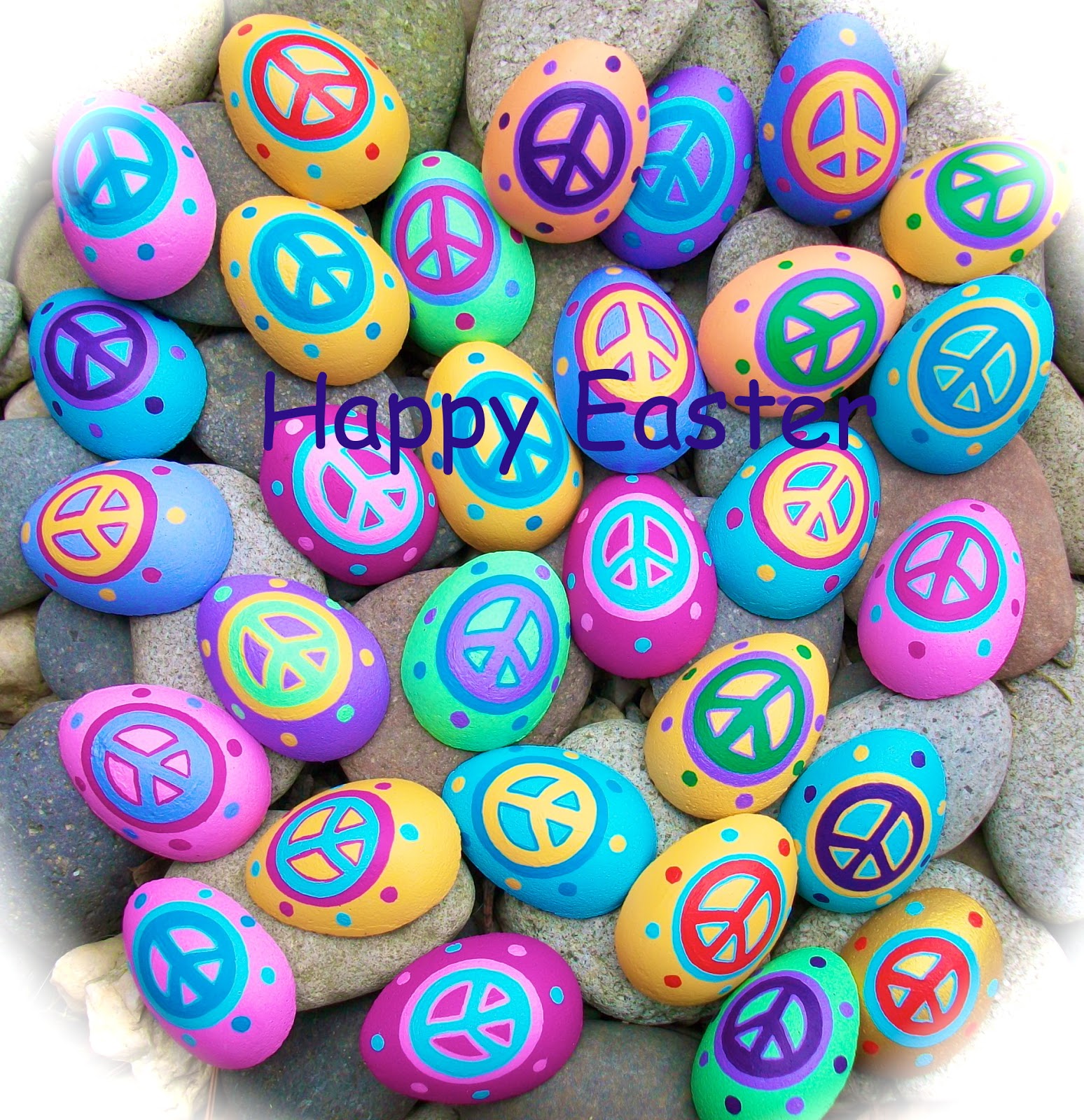 Peace Rocks: Happy Easter