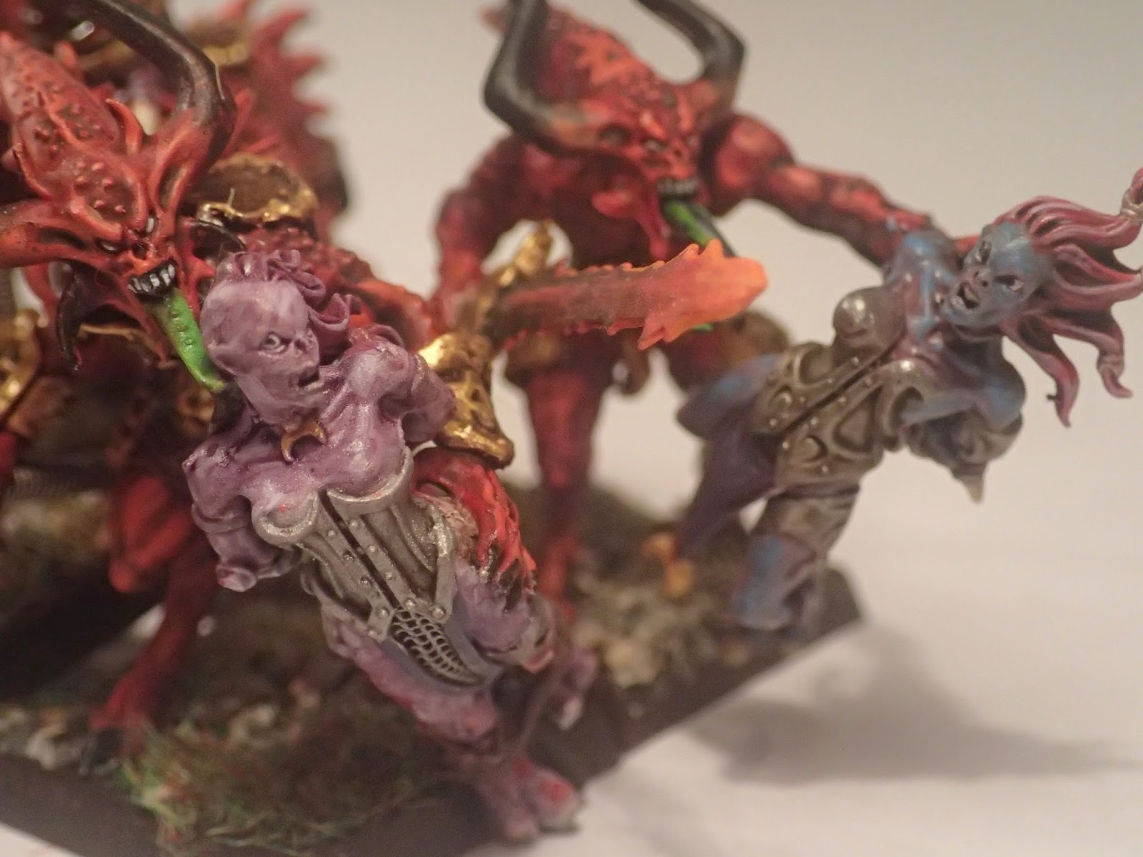 The Greater Army of Khorne: Converted Bloodletters with Daemonette ...