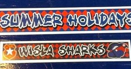 Vlepki Wisły Kraków: Wisła Sharks na lato 2014