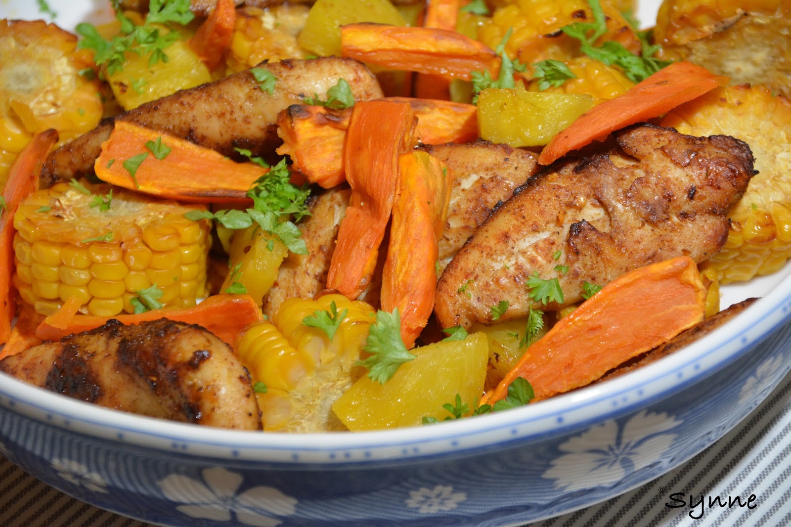 ganske enkelt: Kreolsk kylling i form