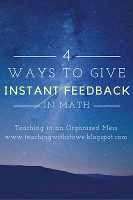 Teaching in an Organized Mess: Instant Feedback Part 2