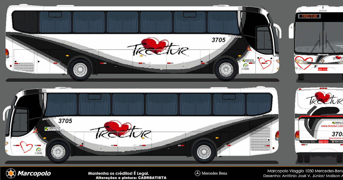 MINAS BRASIL BUS: Trectur 3705