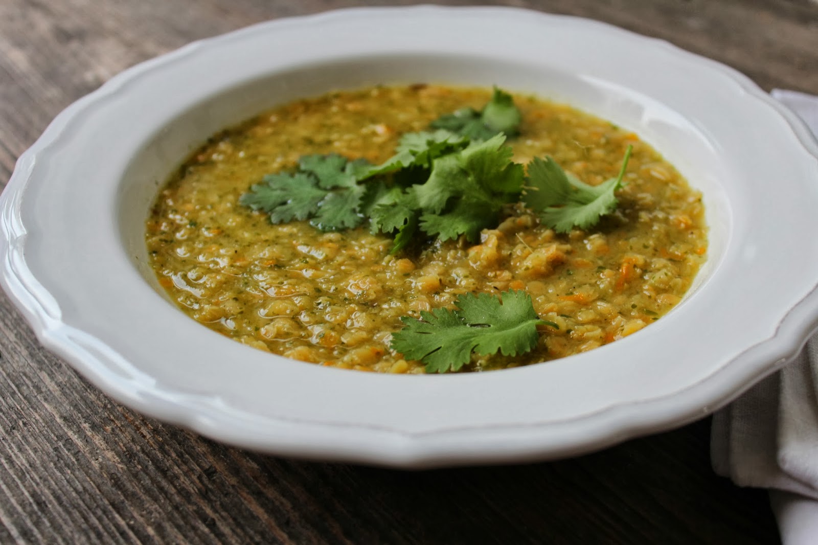 Yet Another Red Lentil Soup - Orange & Coriander Scented Red Lentil Soup