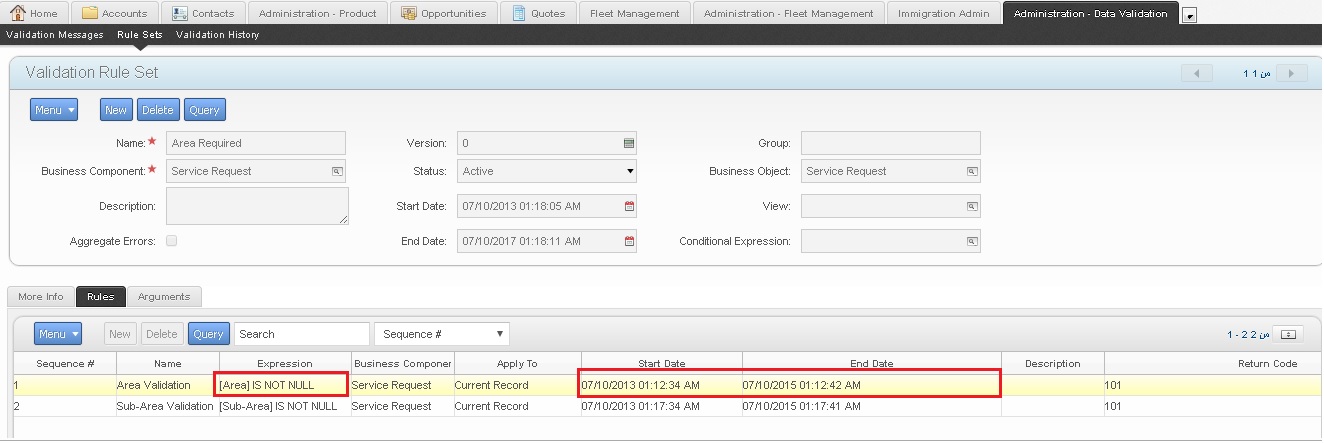 Siebel Foundation Siebel Data Validation Manager