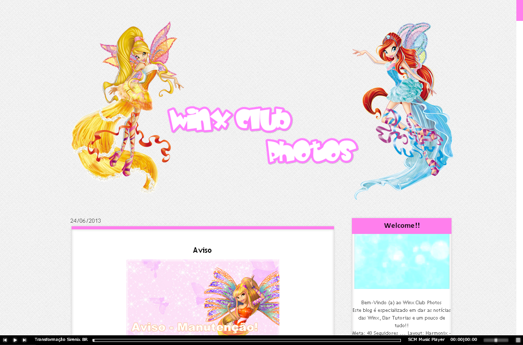 Winx Club Photos: Novo Template