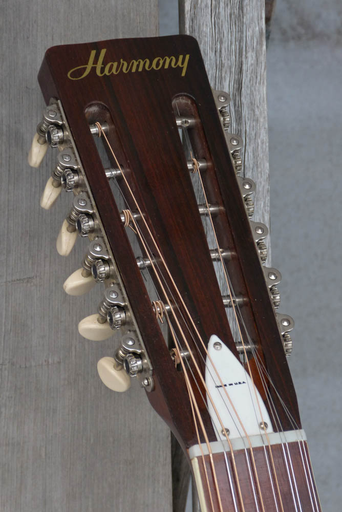 1969 Harmony H1270 Jumbo 12 String Guitar