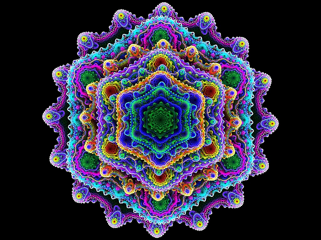 Dune art: Fractal mandala