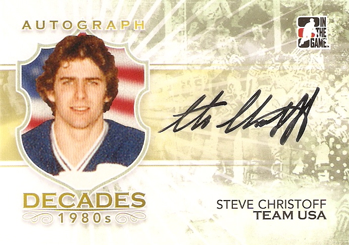 Cardboard Conundrum: Miracle on Ice Autographs #2 & #3: Steve Christoff ...