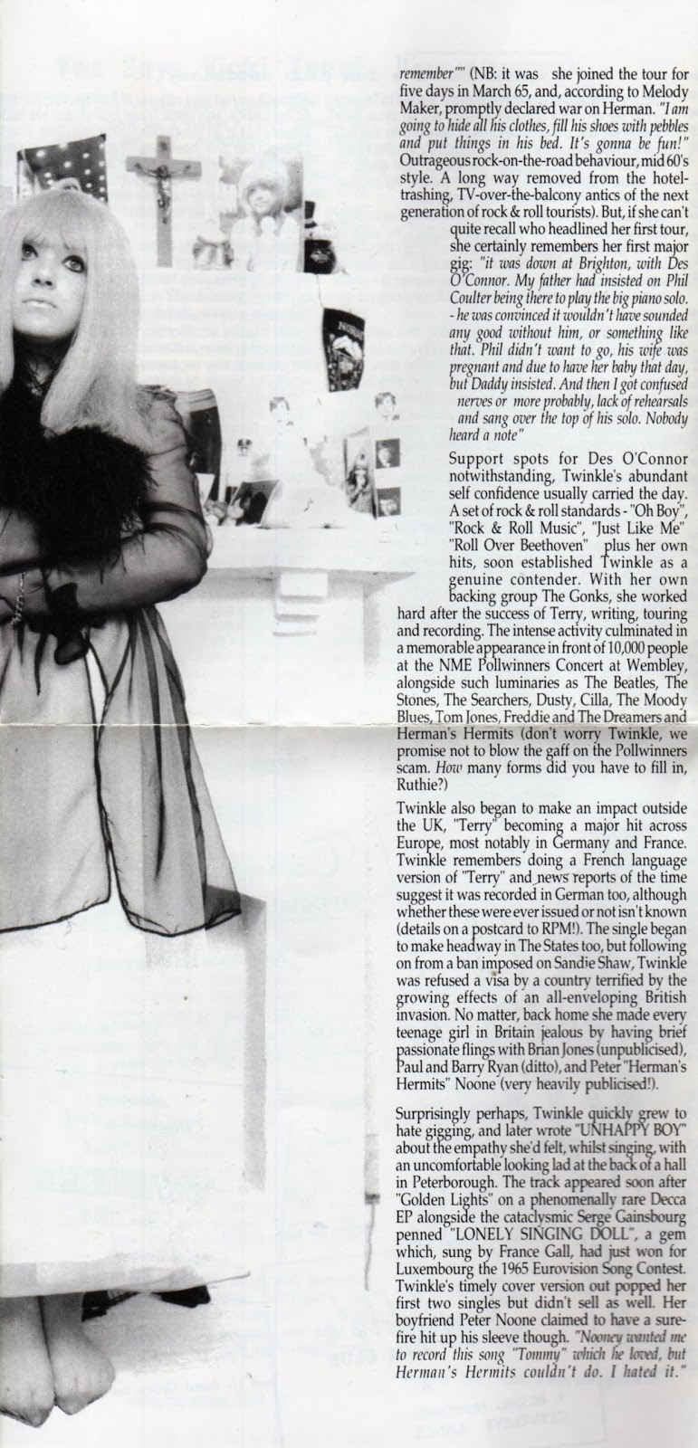 Pop On The Run: Great Female Brit Pop: Twinkle - Golden Lights 1964-69 ...