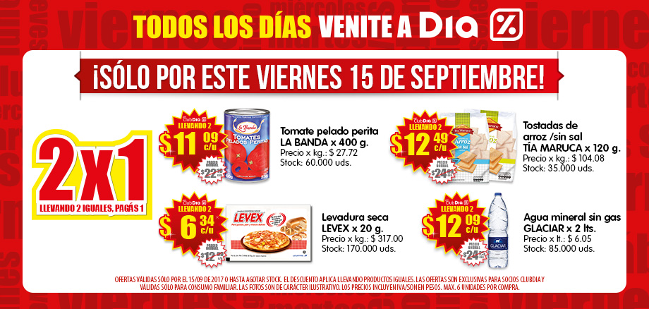 Ofertas y Promos en Argentina: Ofertas supermercados DIA fin de semana