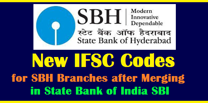 SBI New IFSC Codes for SBH Branches after added in Nearest State Bank ...