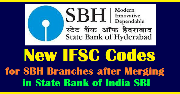 SBI New IFSC Codes for SBH Branches after added in Nearest State Bank ...