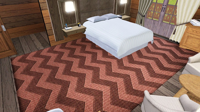Corporation "SimsStroy": The Sims 3. Rug 4x6 "Metro".