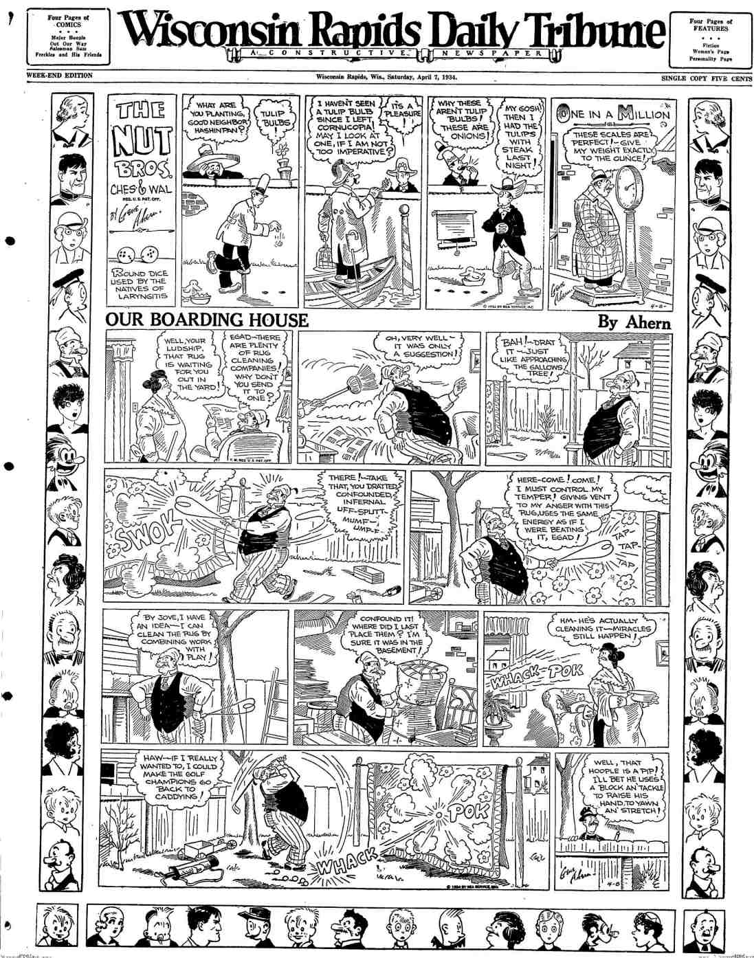 Screwball Comics: Gene Ahern's First Squirrel Cages and the Birth of ...