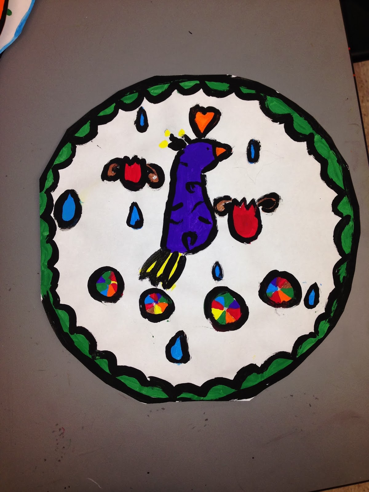 Expression of Imagination: Hex Designs by Seventh Grade