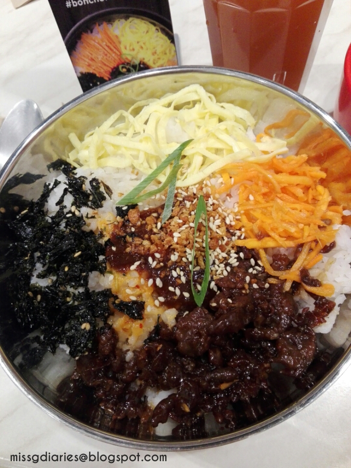 Miss G Diaries: BON CHON'S BIBIMBOWL