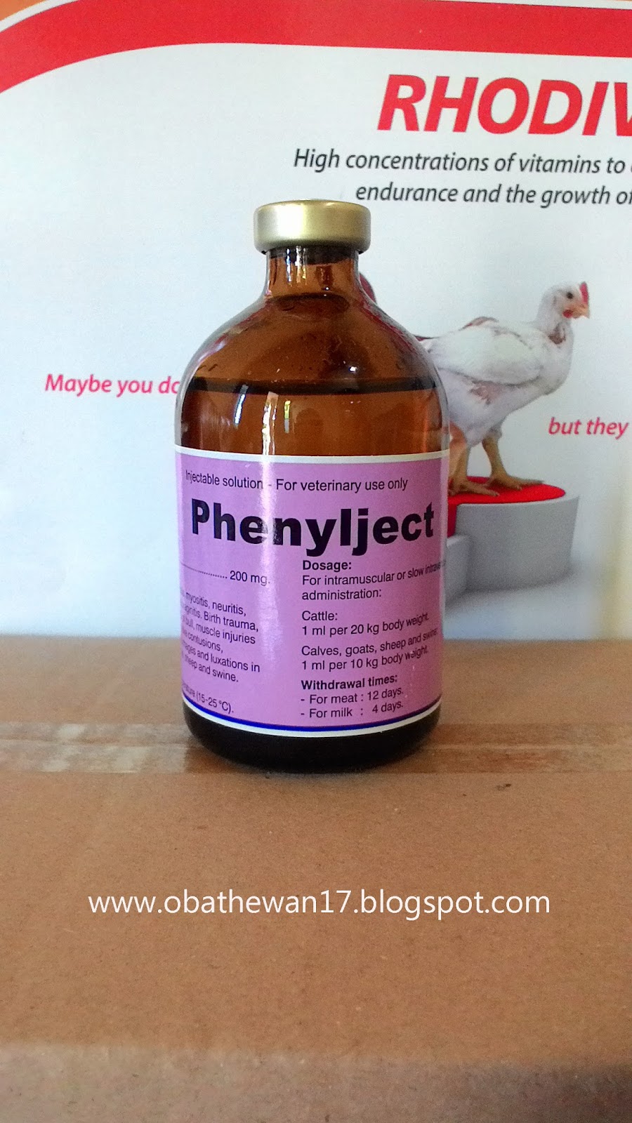 PHENYLJECT Non Steroidal Anti Inflammatory Drug - OBAT HEWAN UNGGUL