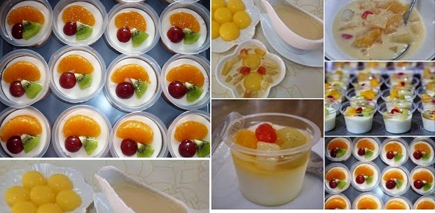 Puding Castard Fruit Cocktail Simple Tapi Sedap. - ART