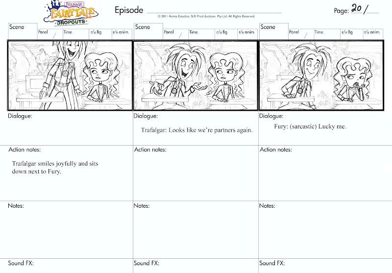 Story board work by Golden Street Animation: These are examples of the ...