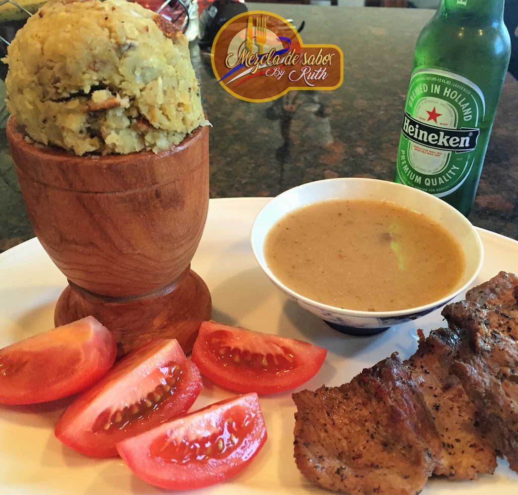 Mofongo con Chicharrón al Estilo Dominicano | Mezcla De Sabor