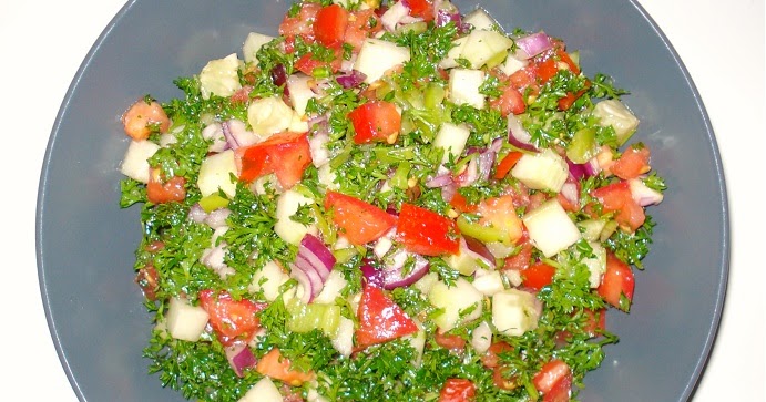 Delicious Turkish Food Recipes: Shepherd's Salad (Coban Salatasi)