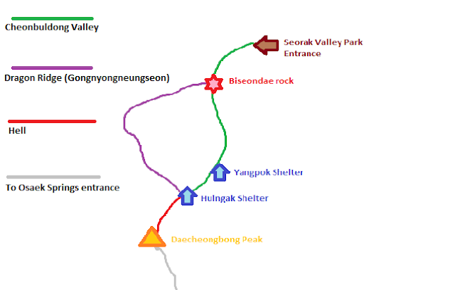 SEORAKSAN TREKKING ADVENTURE: MAP & LOCATION