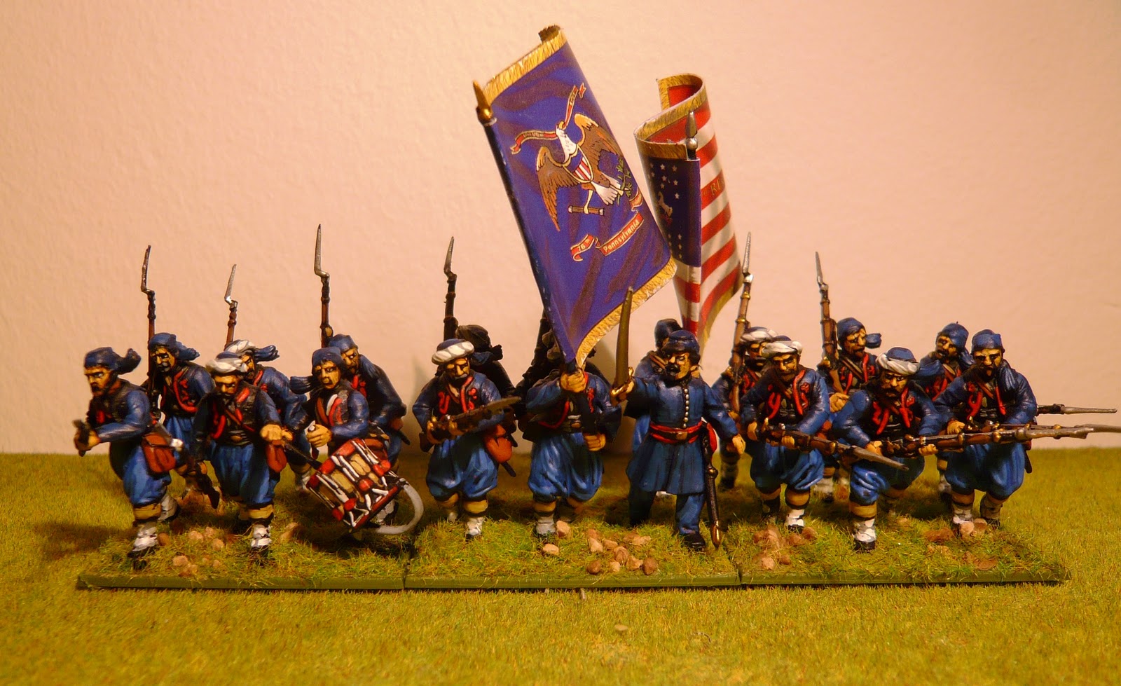 the happy painter: perry union zouaves