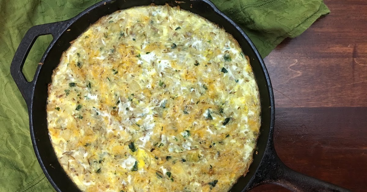 Yogurt and Granola Bars: Hash Brown and Spinach Crustless Quiche