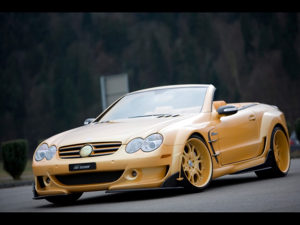 Best Cars Wallpapers: Mercedes-Benz SL Widebody Car Wallpapers