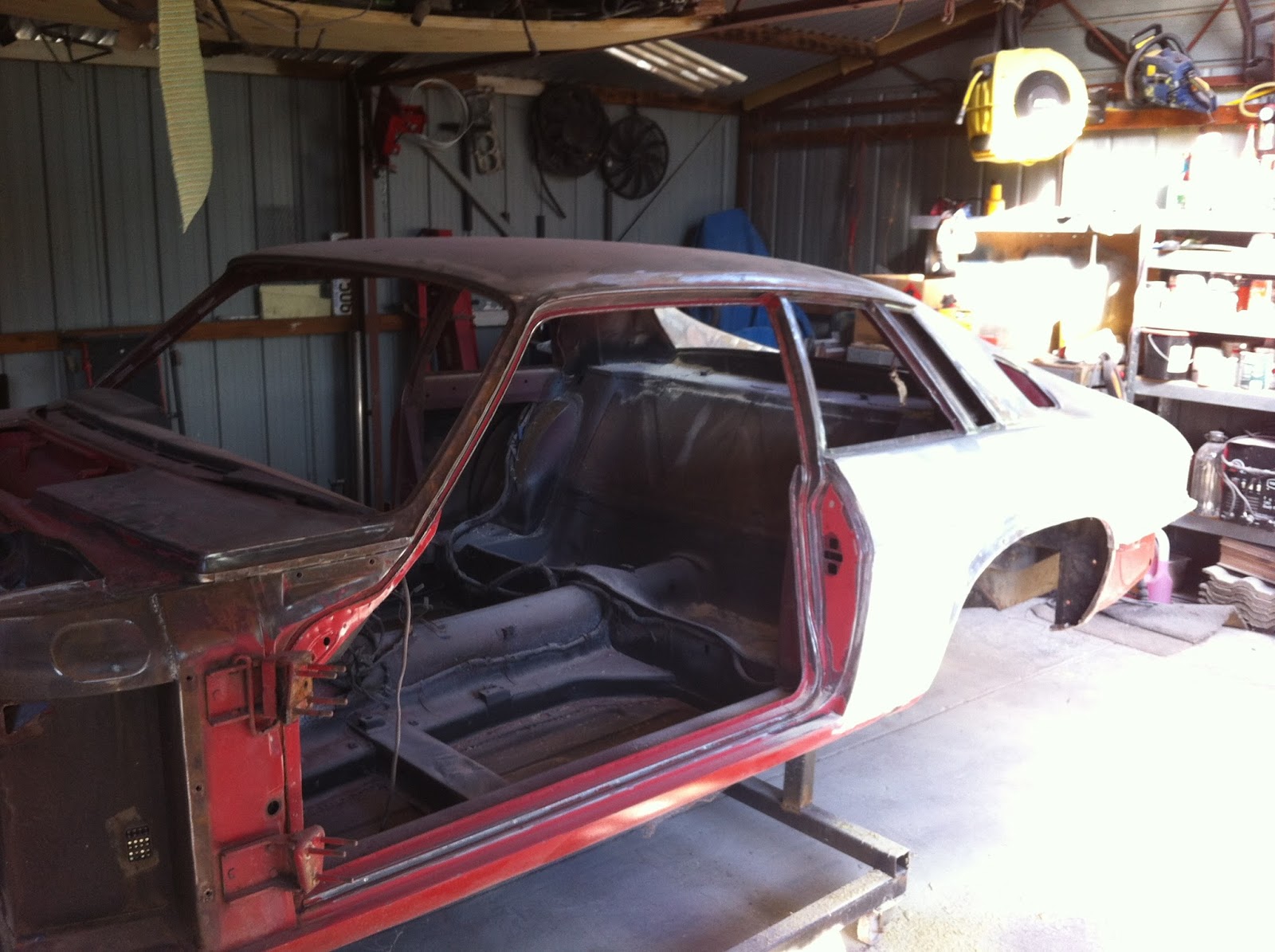 Jaguar XJS restoration/modification: Body building