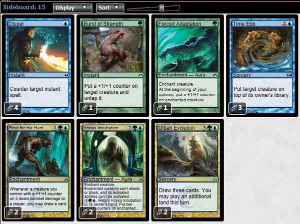 Magic the Gathering Adventures: [Standard] Pre-Theros Simic Deck