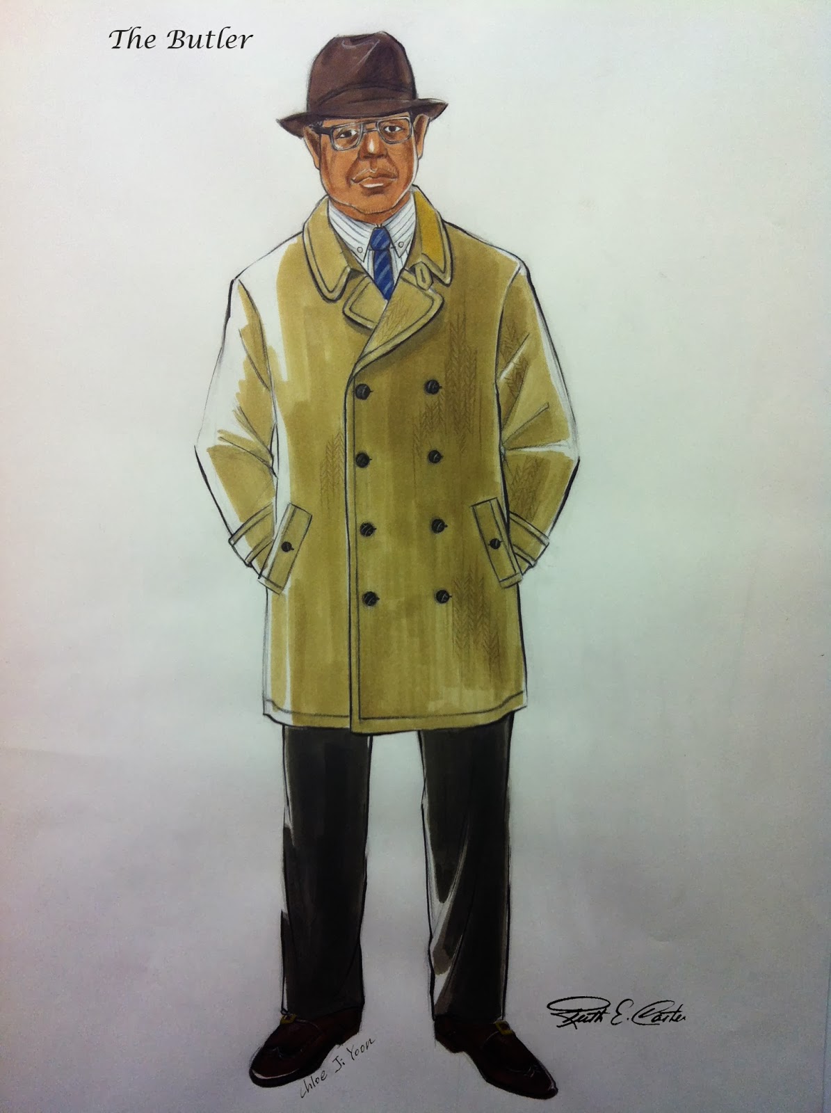 Costume Illustrations/ The Butler
