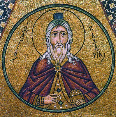 ORTHODOX CHRISTIANITY THEN AND NOW: Holy Prophet Zechariah, Father of ...