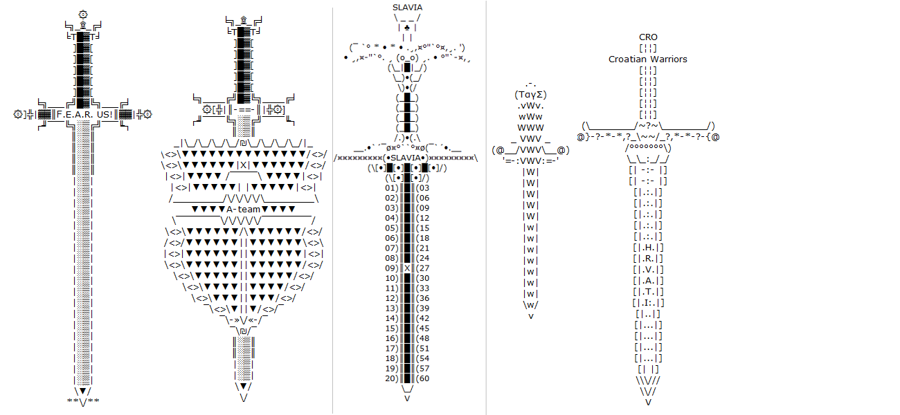 TravianTales: ASCII colection from alliances in many servers