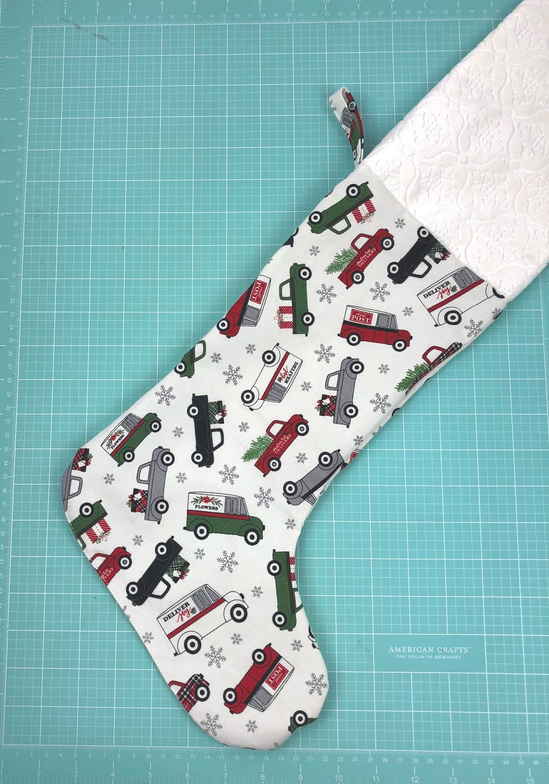 Sew Christmas Stockings with the Cricut Maker - Ameroonie Designs