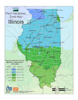 Farmers Know Best: Illinois USDA Plant Hardiness Zones Map