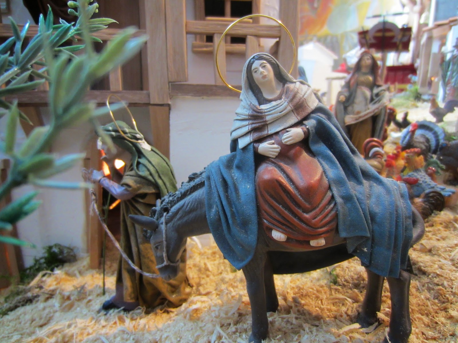 Parroquia San Cristóbal: EL BELÉN DE LA PARROQUIA. BUSCANDO POSADA