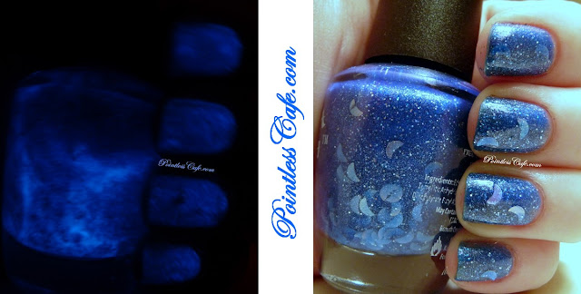 Ninja Polish Howling Blue Moon - Swatches and Review | Pointless Cafe