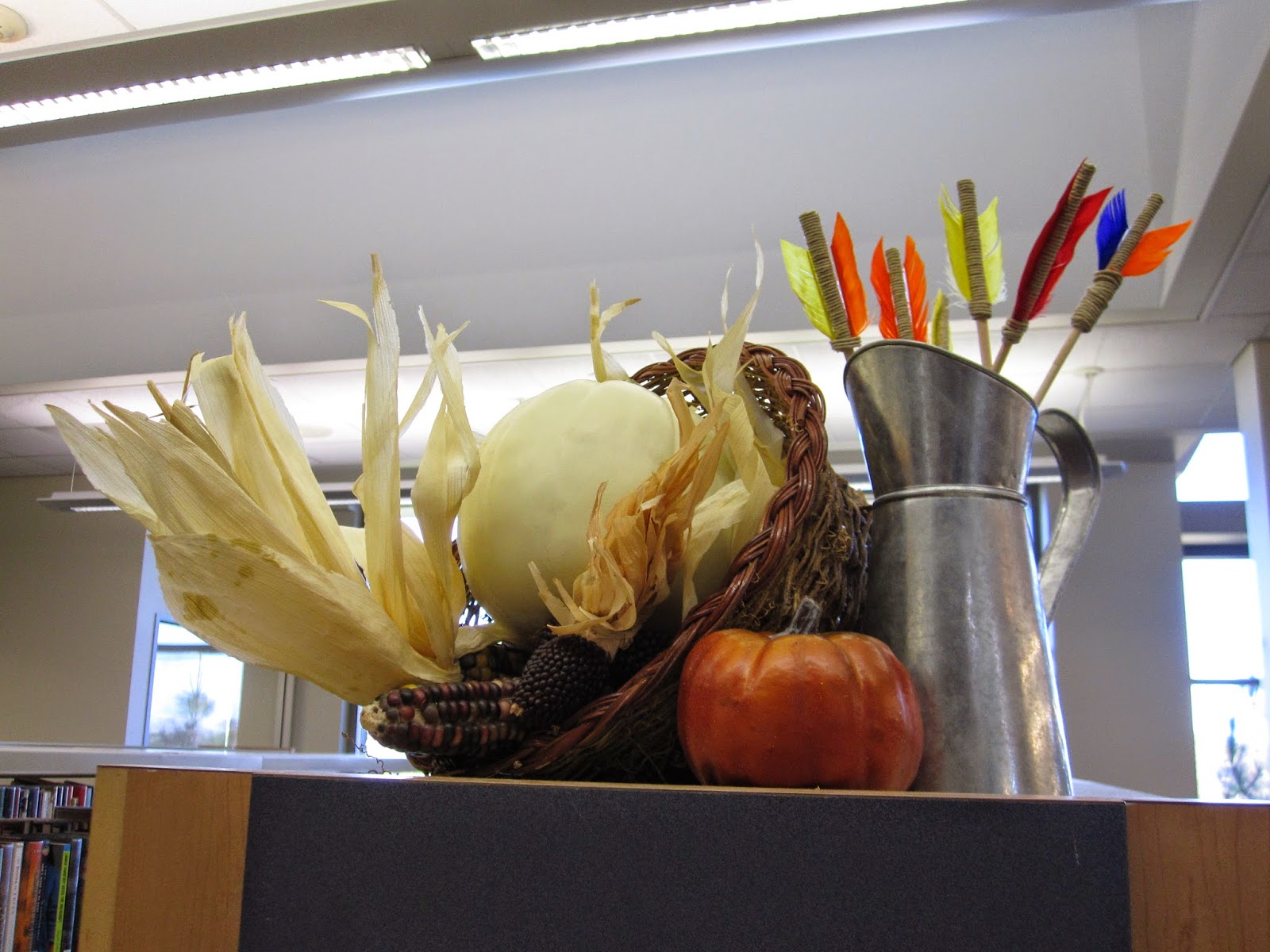 Devyn's Library Displays: November 2013 Display- Hunger Games & Thor