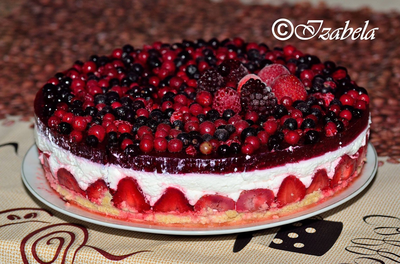 Petals of Isabelle: Reţeta săptămânii: Cheesecake cu fructe de pădure