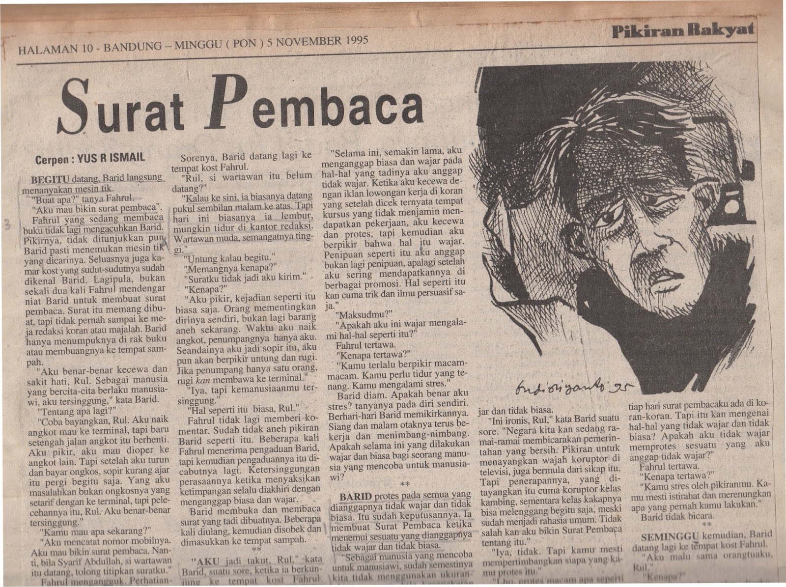 SURAT PEMBACA - Dongeng YusR.Ismail