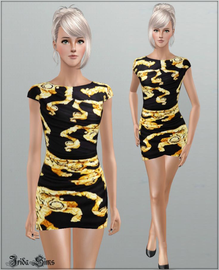 Irida-Sims: Versace dress 2