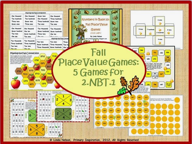 Primary Inspiration: Second Grade Fall Math Giveaway!