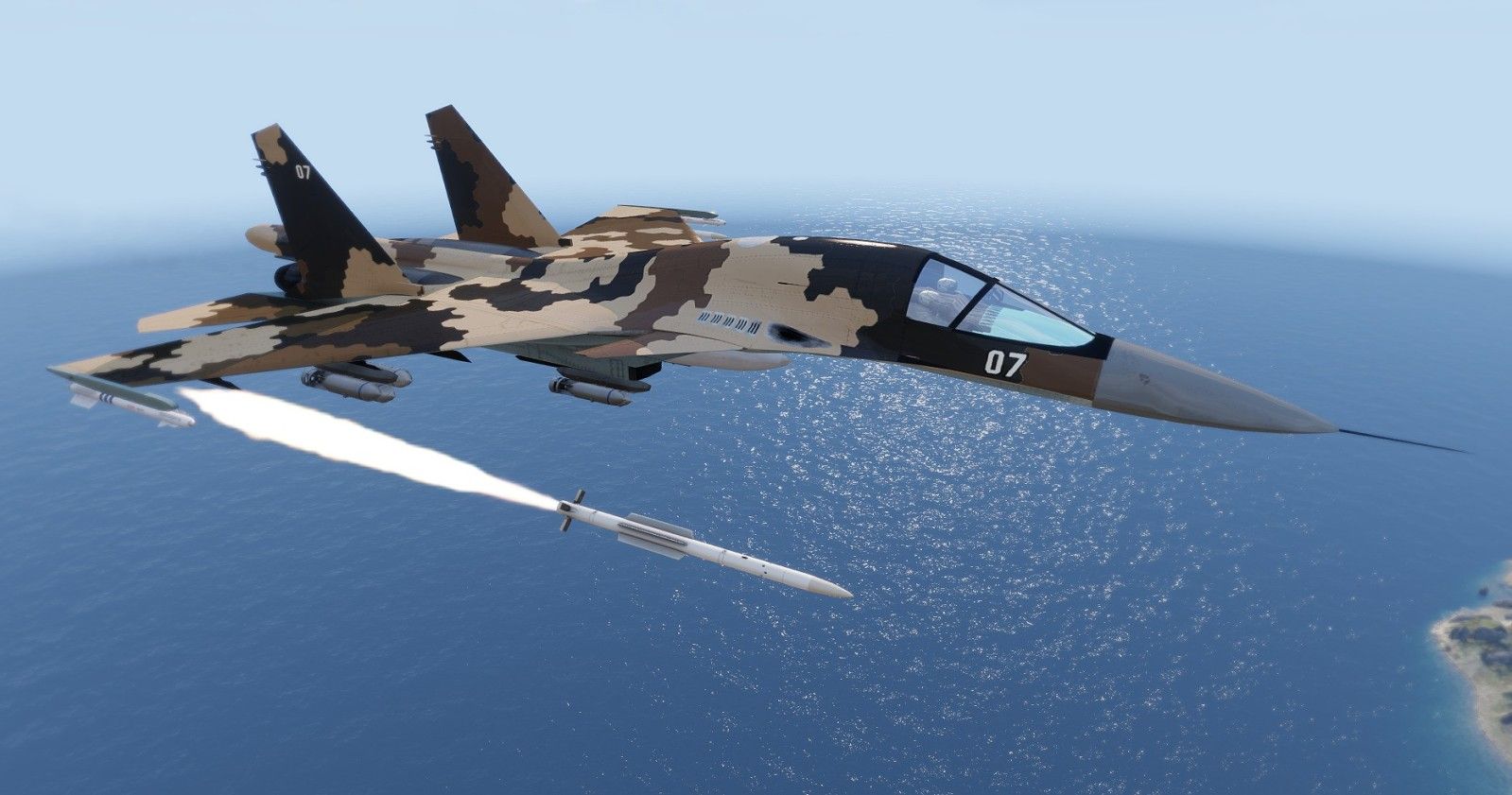 開発中の Arma 3 用 Sukhoi Su-34 Fullback AWS アドオンで武装をテスト | 弱者の日記^^ - Arma 3 ...