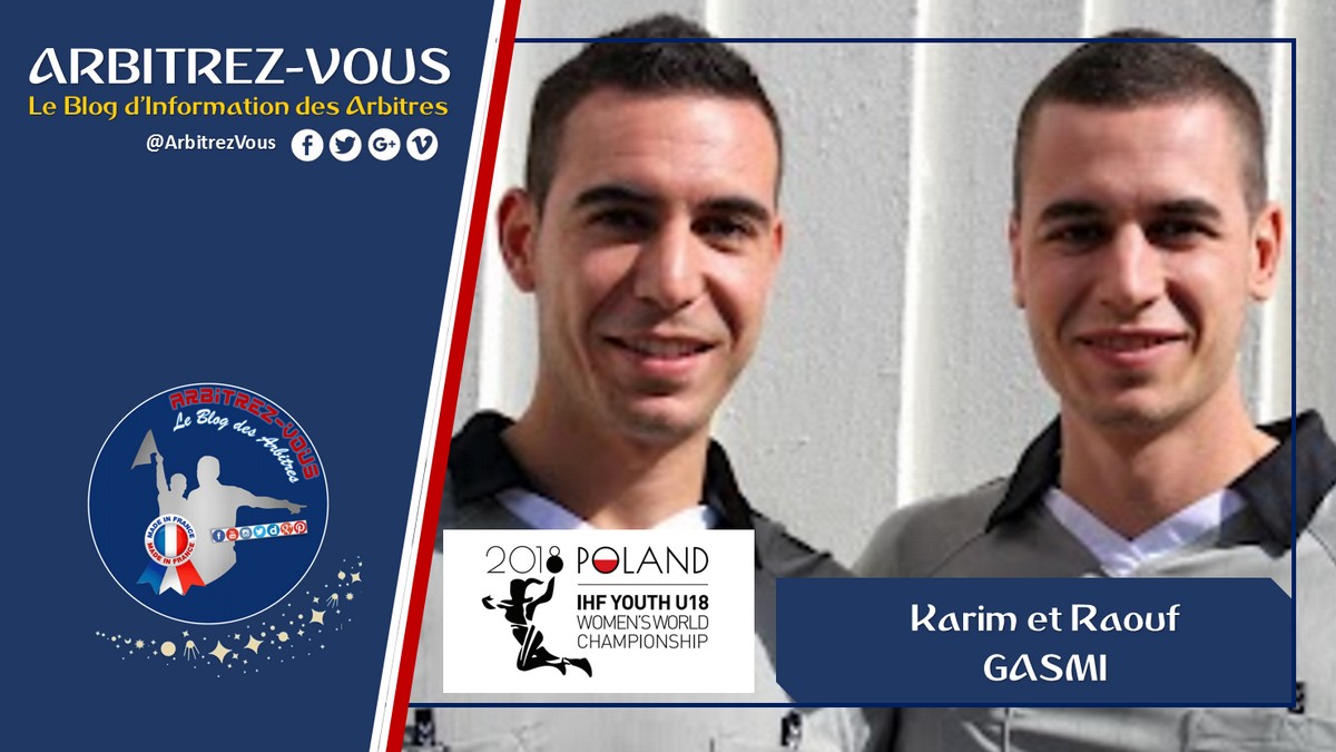 IHF / FFHB : Karim et Raouf GASMI sur SUÈDE / DANEMARK ... #Poland2018 ...