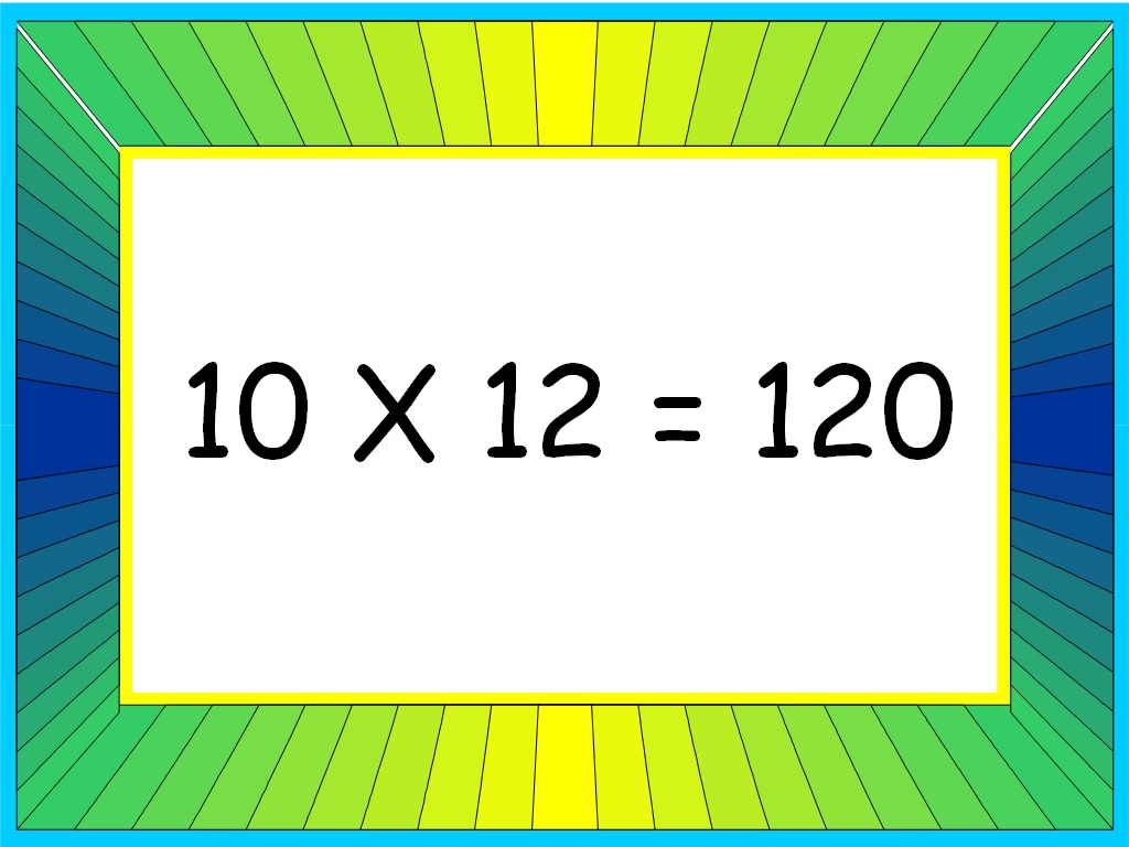 Student Survive 2 Thrive: Math Flash Cards: Multiply by 12 (12 is the ...